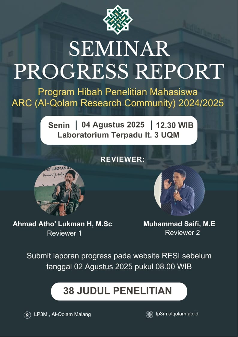 Pelaksanaan Seminar Progress Report Hibah Penelitian Mahasiswa 2024/ ...